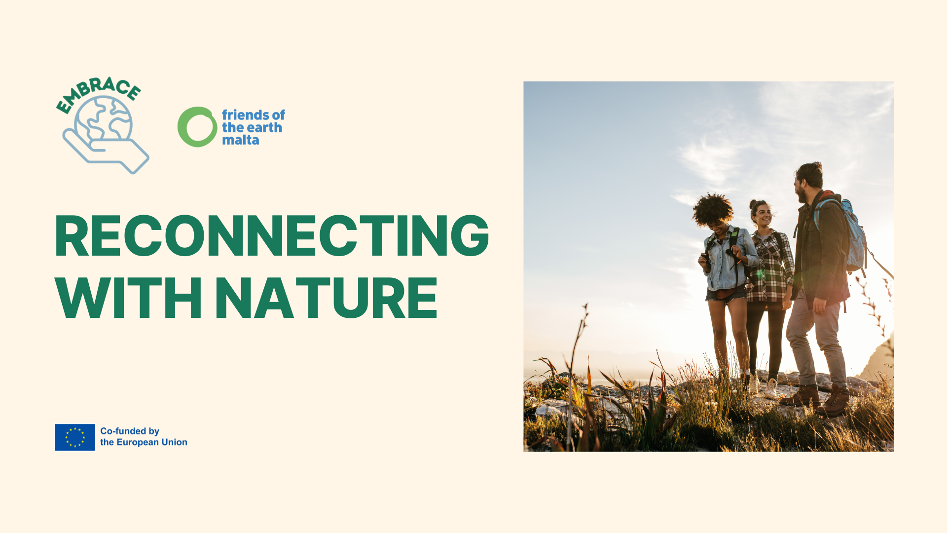 Embrace: reconnect with nature - Friends Of the Earth Malta